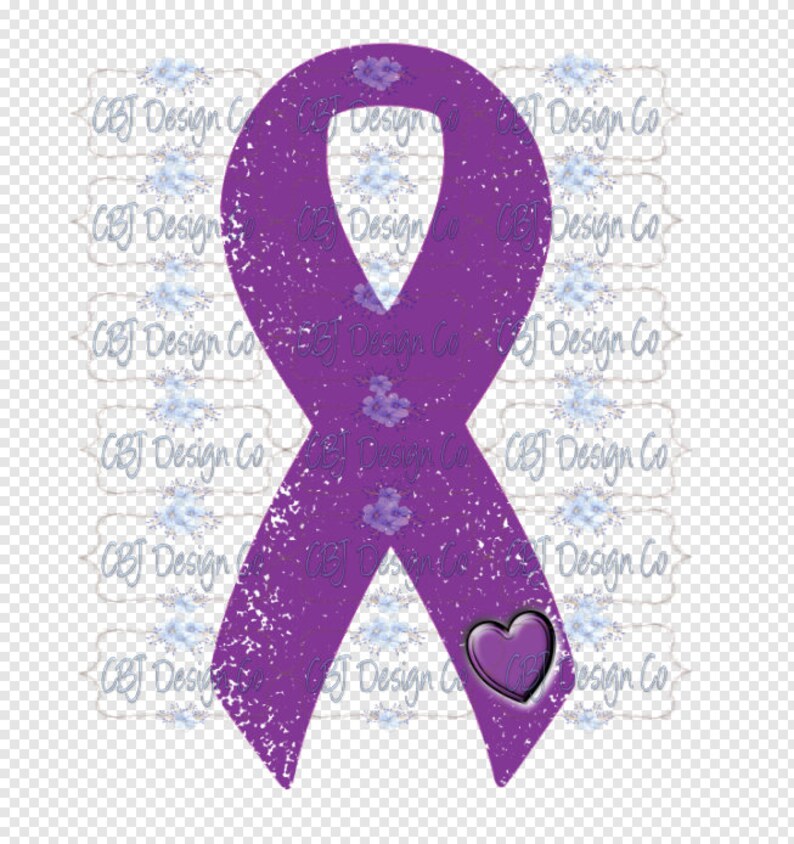 Digital Download for Sublimation Purple Awareness Ribbon - Etsy