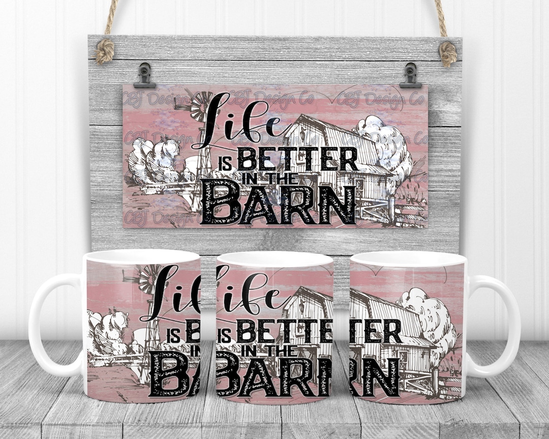 Digital Download for Sublimation, 11 Oz Mug Design, Life is Better in ...