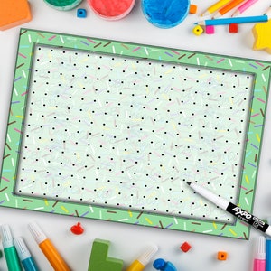 Digital Download for Sublimation, 3 Board Game Designs, Dot to Box Game ...