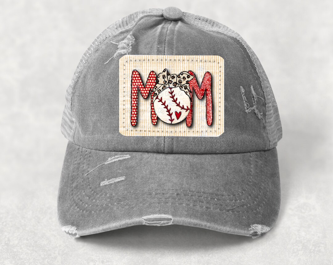 Digital Download for Sublimation, Rectangle Hat Patch Design, Baseball ...