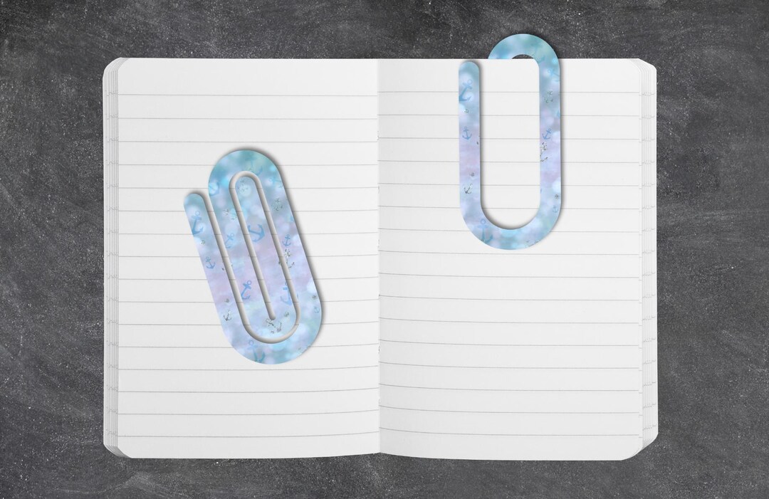 Sublimation Digital Download, Jumbo Paperclip Design, Bokeh Anchor ...