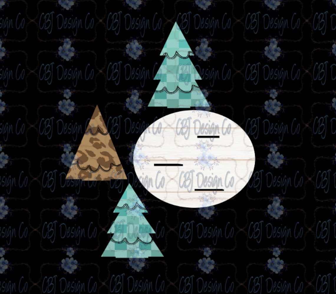 Digital Download Christmas Tree Centerpiece Design | Etsy