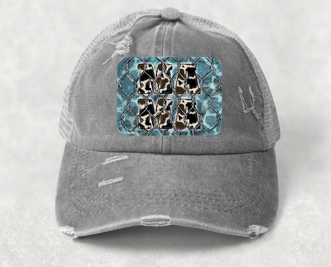 Digital Download for Sublimation, Rectangle Hat Patch Design, Mama ...