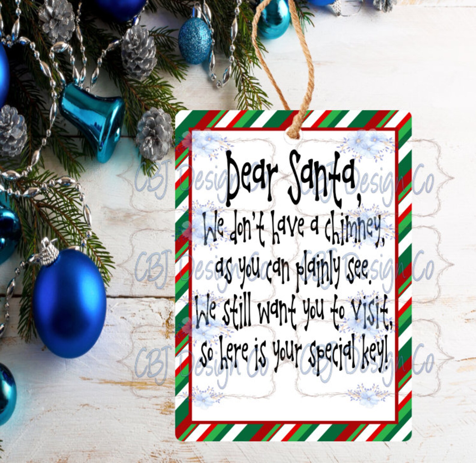 Digital Download Santa's Magic Key Poem Christmas - Etsy Canada