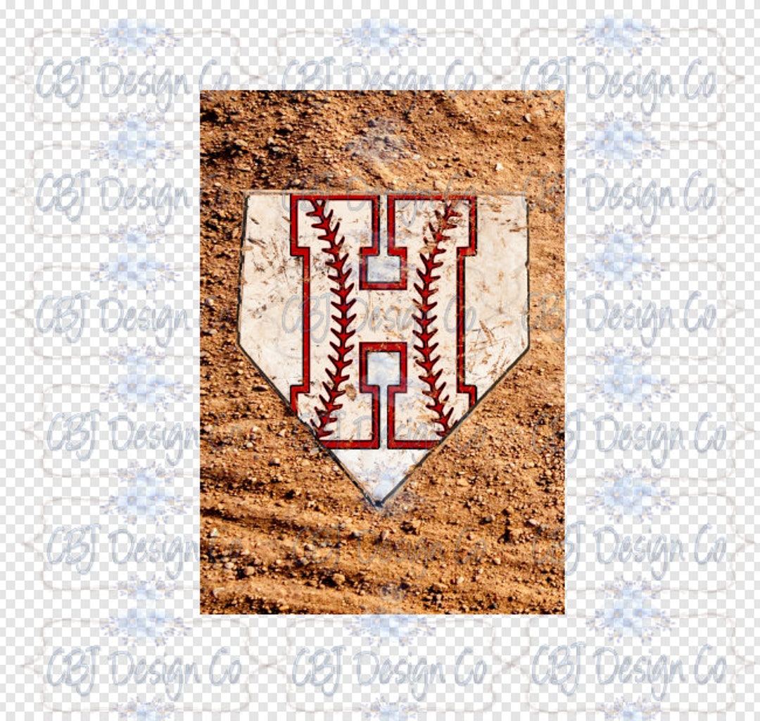 Digital Download for Sublimation, Baseball Letter H Flag Design ...