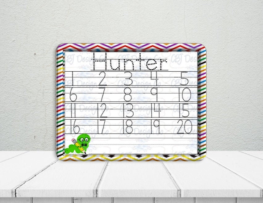 Digital Download for Sublimation Alphabet Practice Board | Etsy