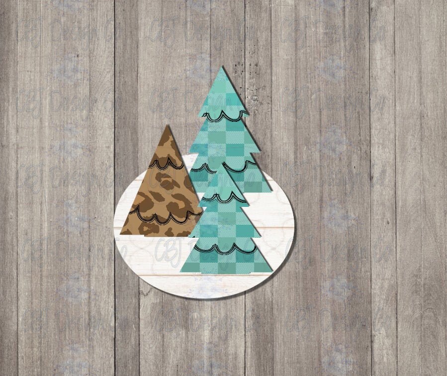 Digital Download Christmas Tree Centerpiece Design | Etsy