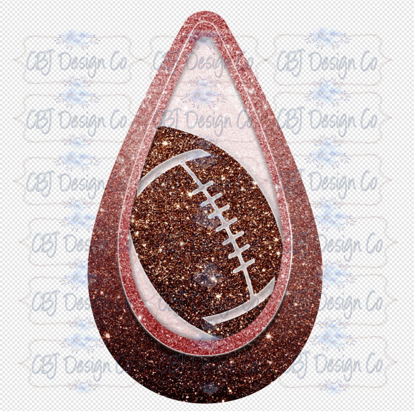 Digital Download for Sublimation Football Teardrop Design - Etsy