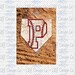 Digital Download for Sublimation, Baseball Letter P Flag Design ...