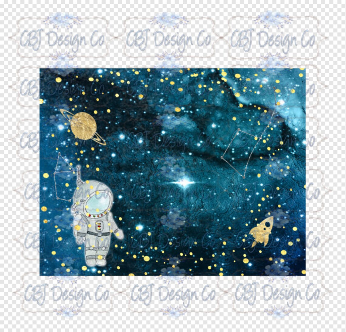 Digital Download for Sublimation Outer Space Puzzle Design | Etsy