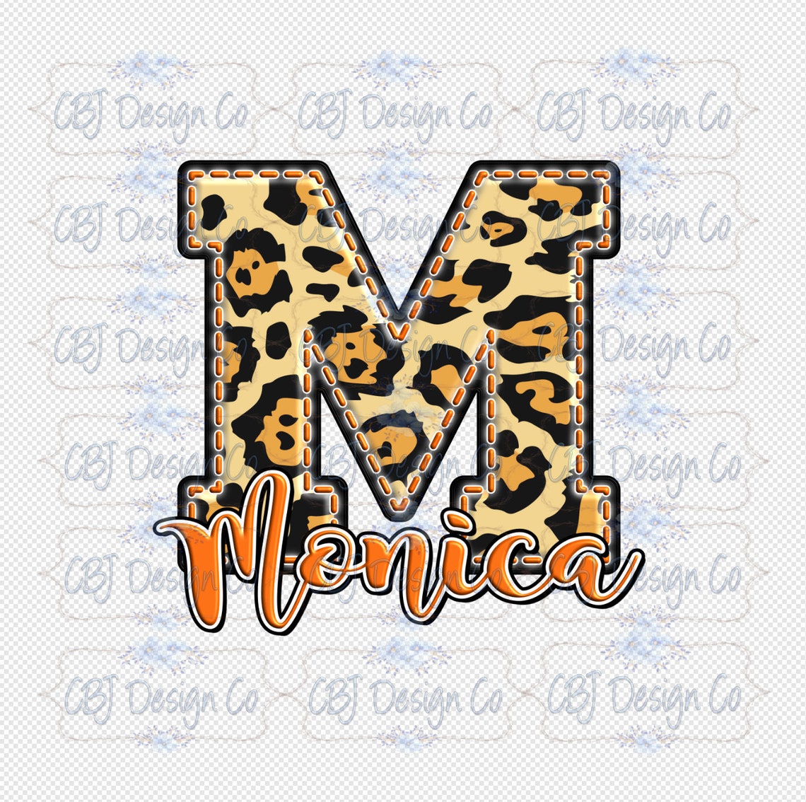 Digital Download Name Design Leopard Name Design Letter and - Etsy UK