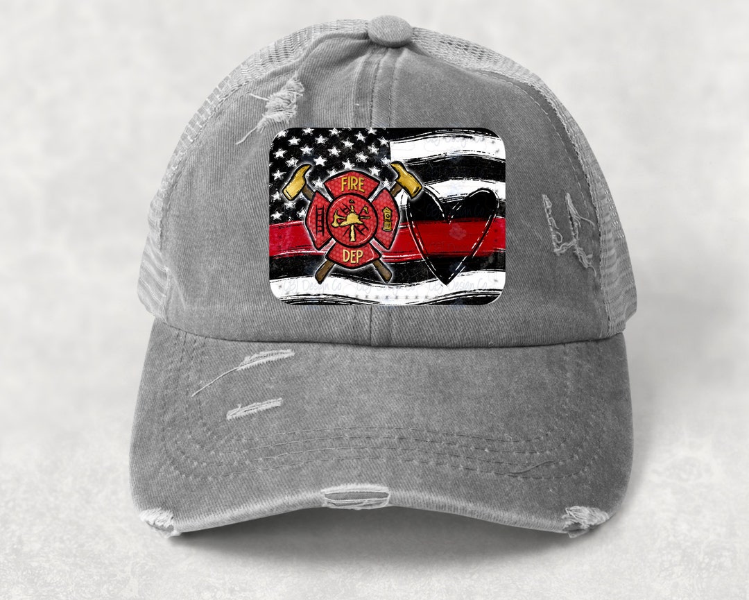 Digital Download for Sublimation, Rectangle Hat Patch Design, Red Line ...