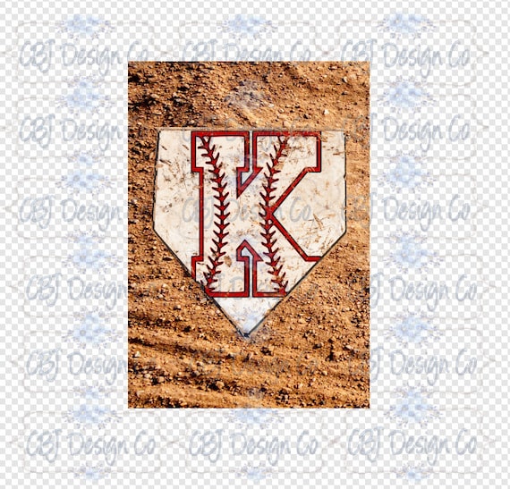 Digital Download for Sublimation Baseball Letter K Flag | Etsy