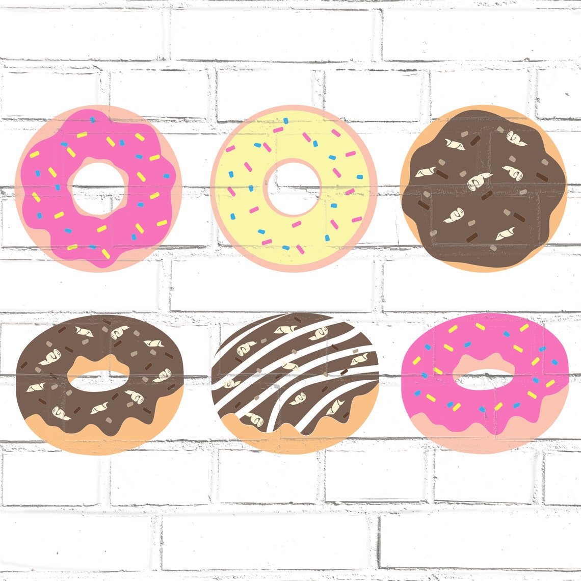 Donut SVG Bundle Cut Files Including Commercial License of - Etsy