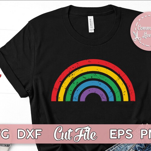 Rainbow Svg Rainbow Clipart Svg Png Jpg Eps Dxf | Etsy