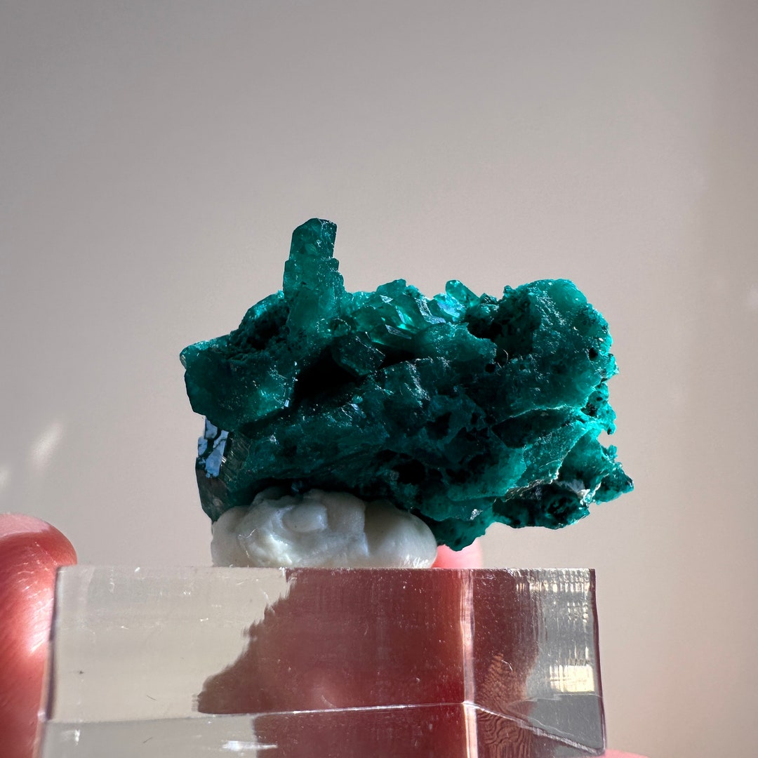 Green Dioptase, Gem Grade Dioptase, Green Gem, Green Crystal, Heart Chakra Healing Crystal ...