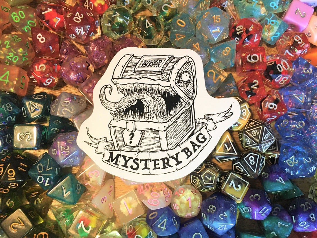 Mystery Dice Set Blind Bags Random Polyhedral Dice Set Dungeons and ...