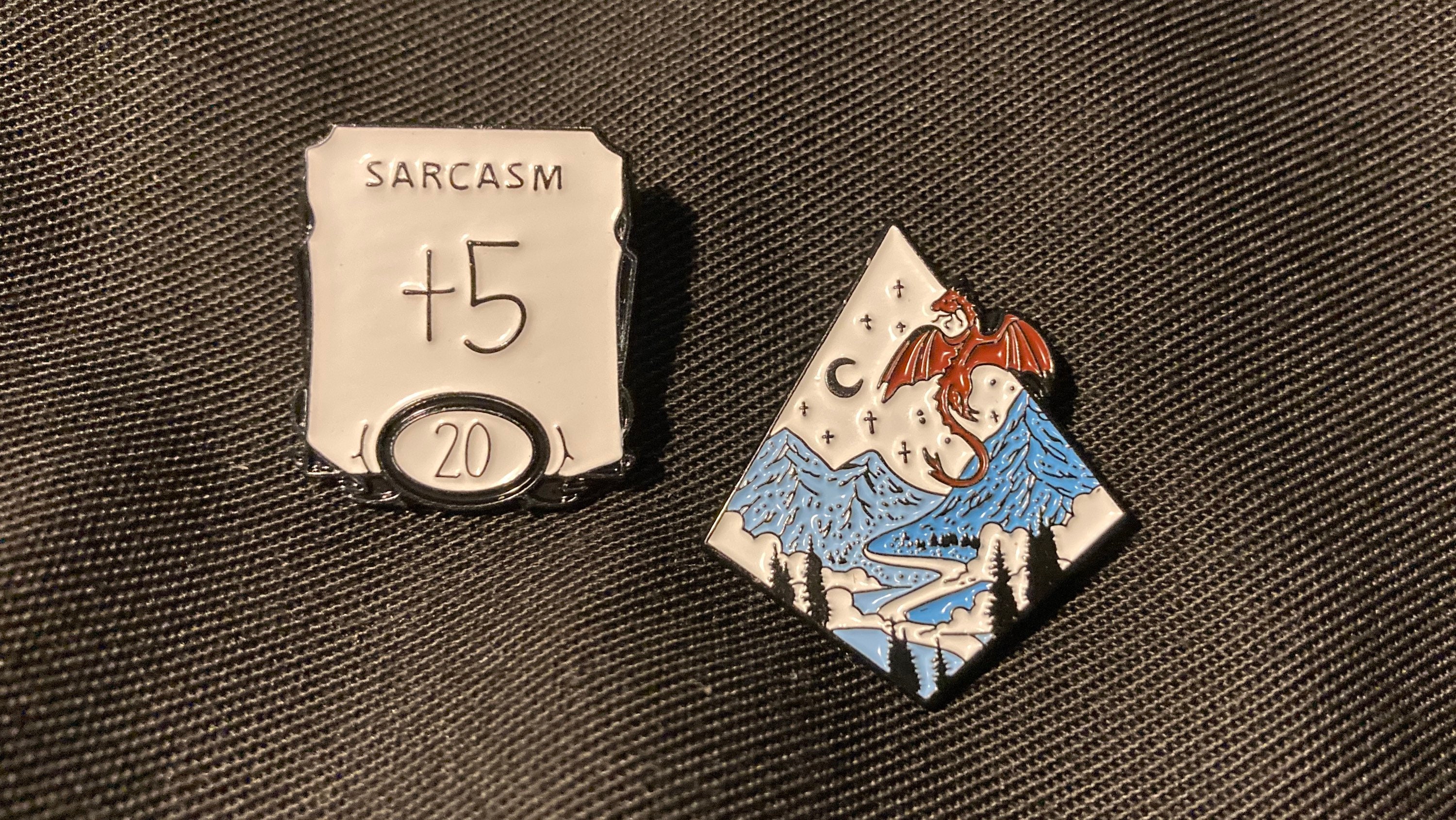 Dnd Enamel Pins 12 Styles Available Dungeons and Dragons - Etsy