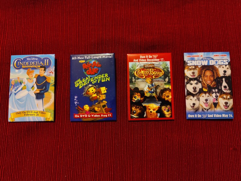 Disney Early 2000's Family Movie Promo Pins Dvd/video - Etsy