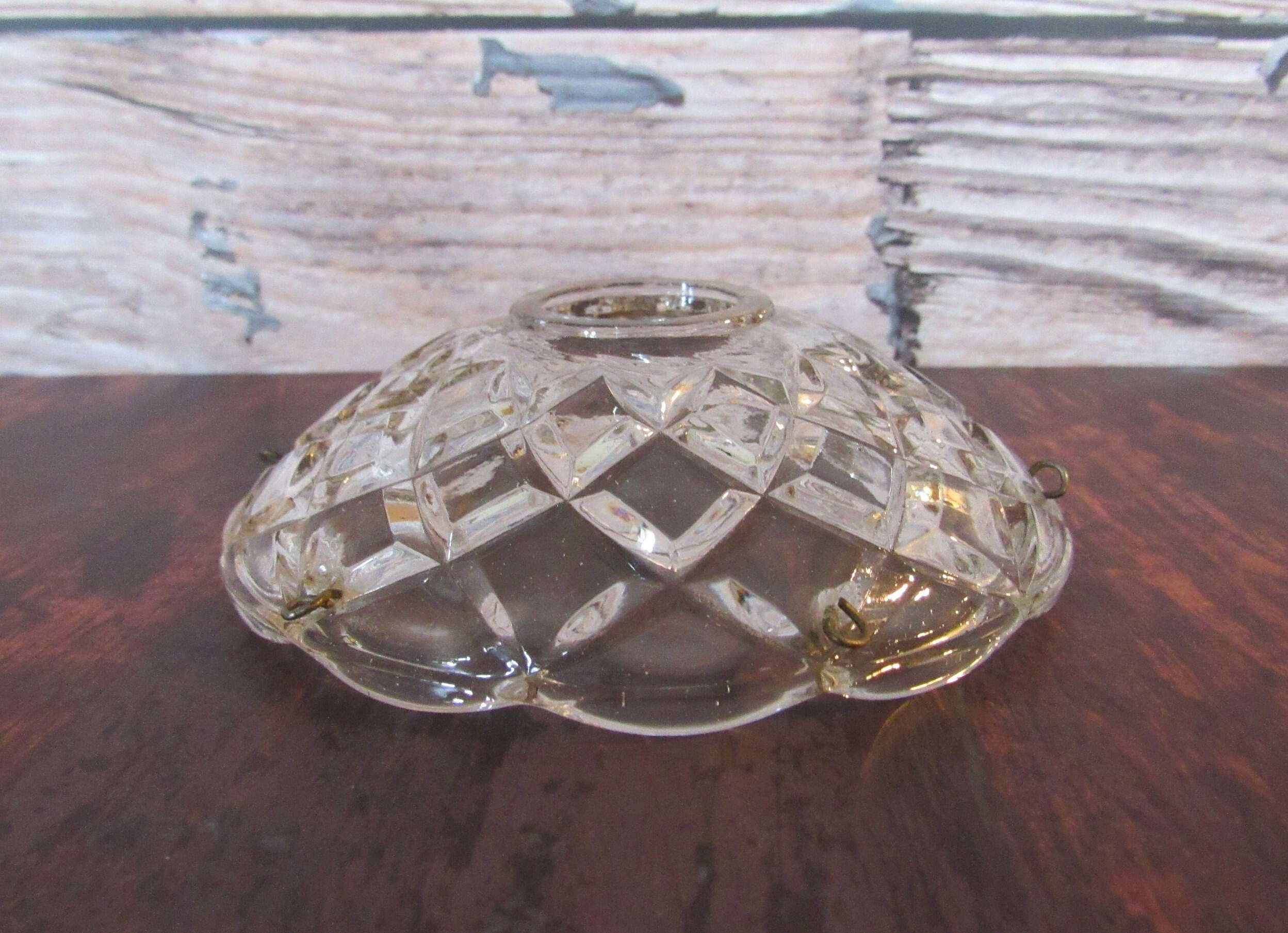 1 Vintage Pressed Glass Bobeche Candle Cup for Chandelier - Etsy