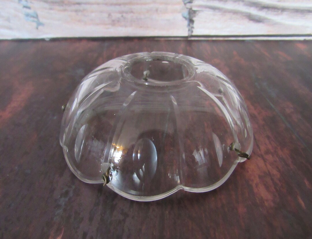 1 -vintage Crystal Bobeche Candle Cup for Chandelier; Lamp Light Repair ...