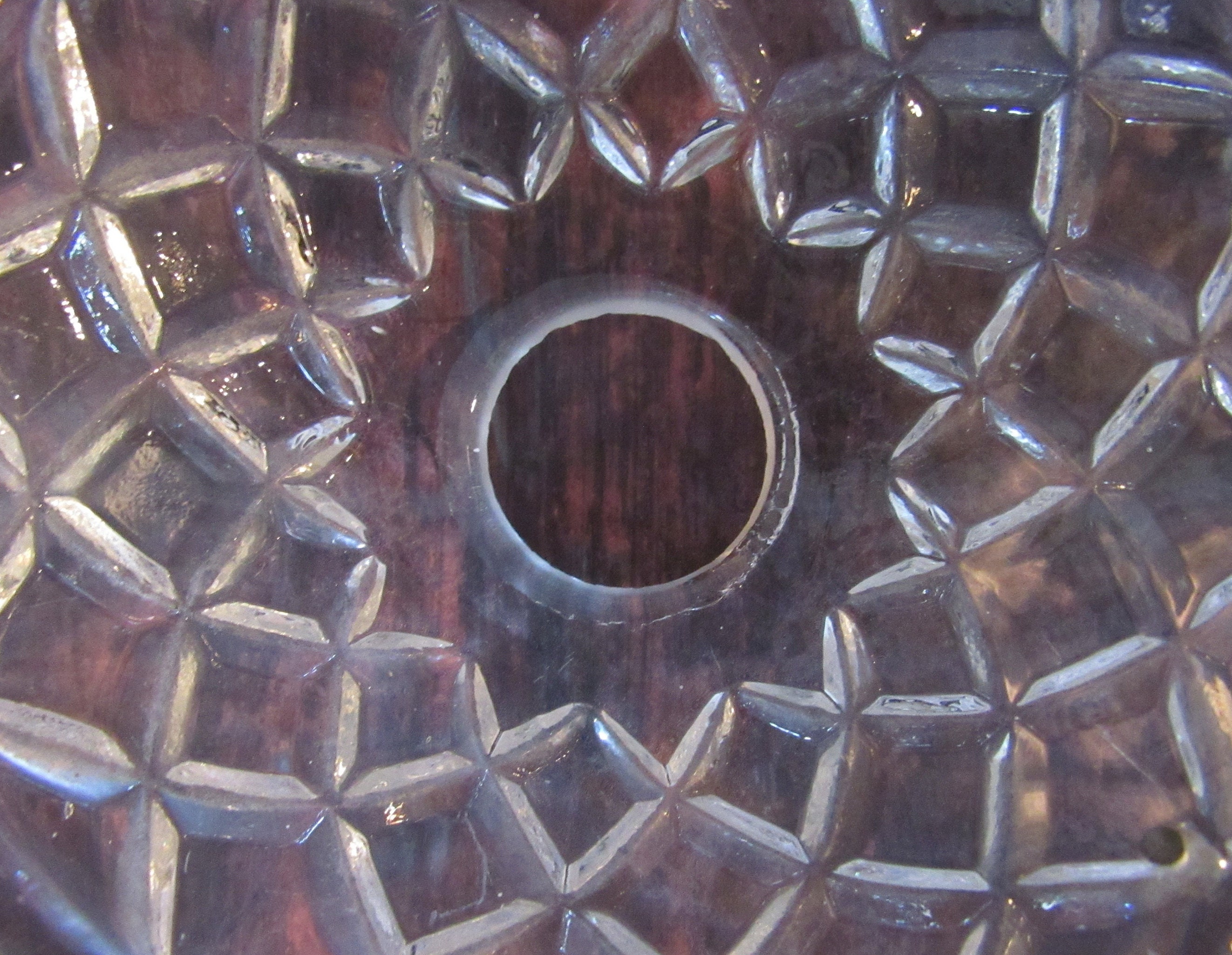 1 Vintage Pressed Glass Bobeche Candle Cup for Chandelier - Etsy