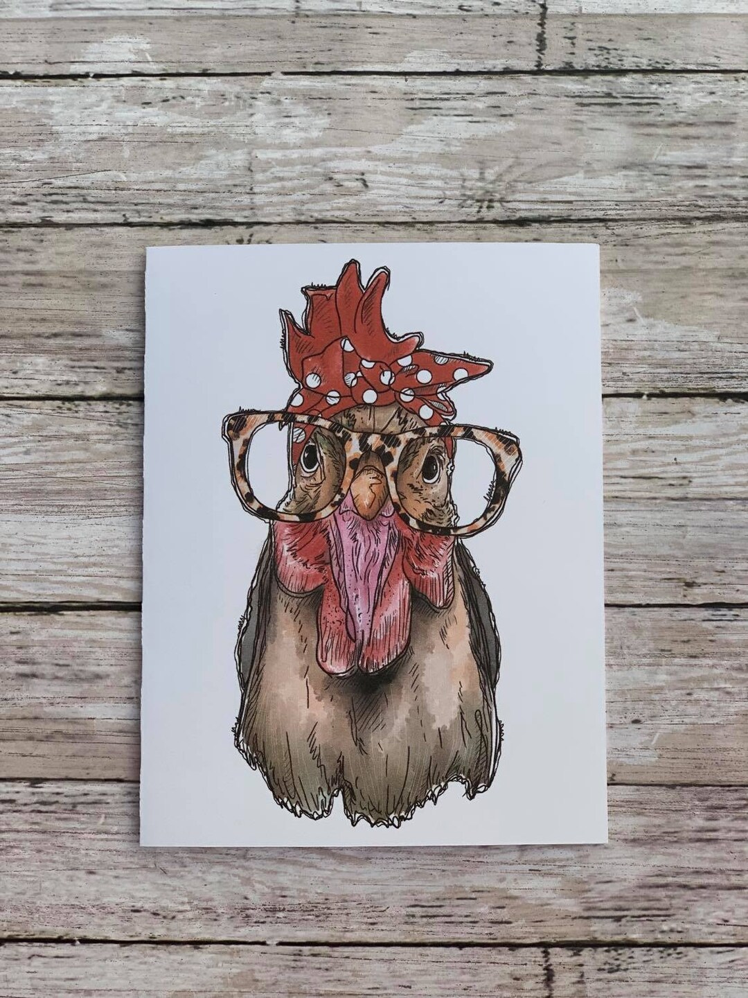 Quirky Chicken Greeting Cards Ideal Gift for Chicken Lovers - Etsy