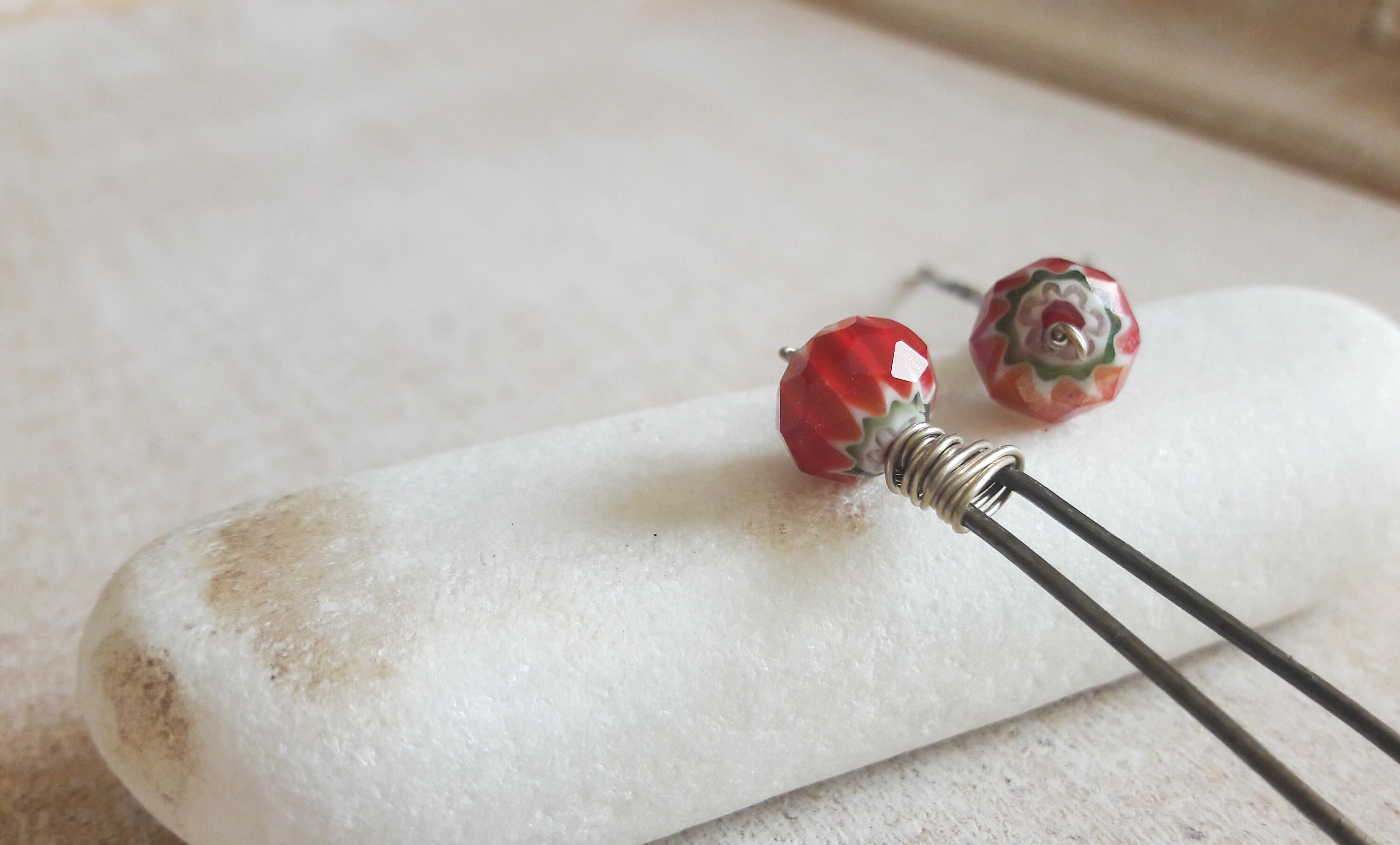 Red Hair Pin, Wedding Accessories, Bridal Hair Pins - Etsy