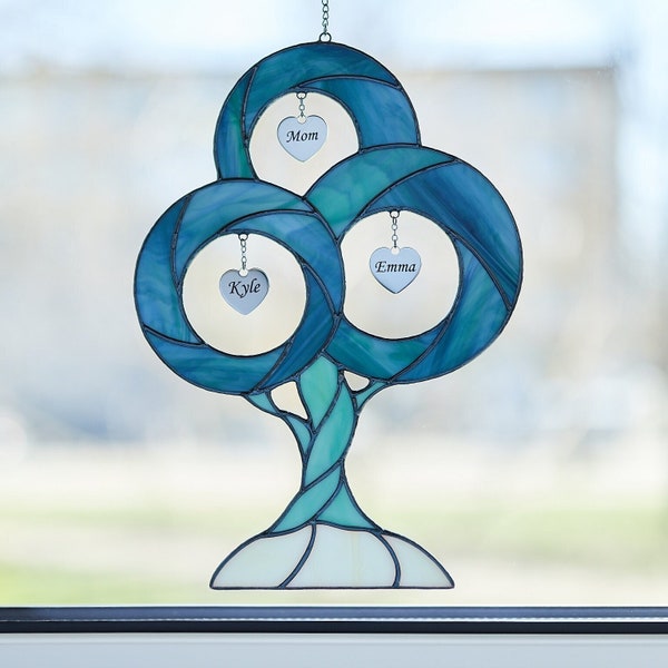 Custom Family Stain Glass - Etsy