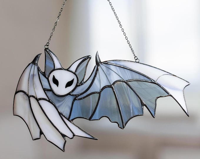 Stained Glass Bat Suncatcher - Etsy