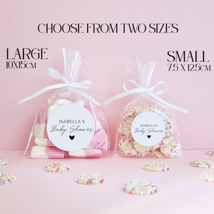 Favour Sweet Bags With Personalised Stickers - Sweet Bag Favours ...