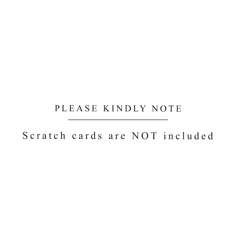 Scratch Card Holder Wedding Favour Packets Lucky in Love - 100% ...