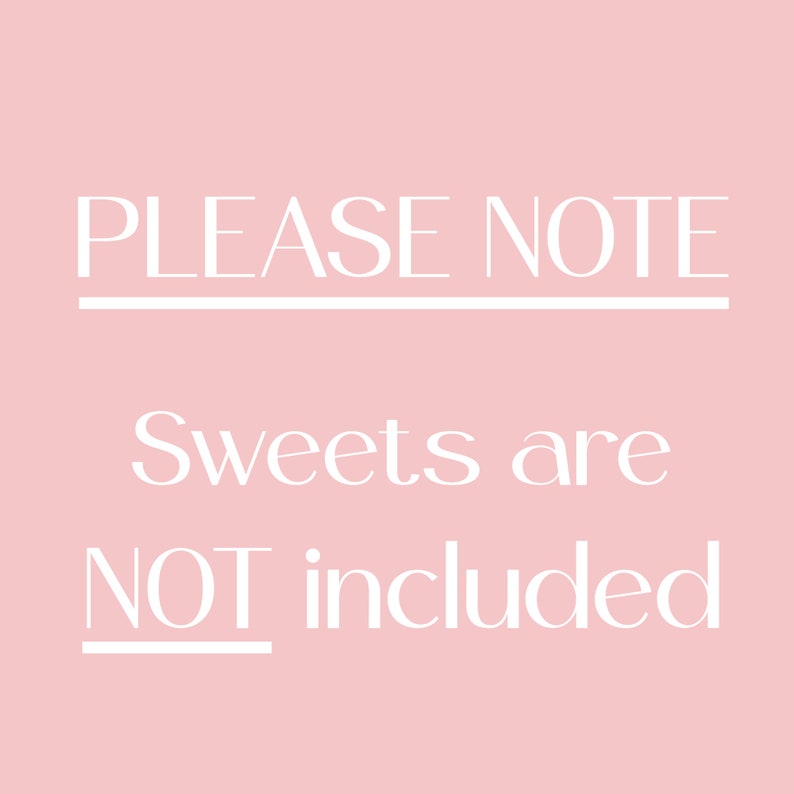 Favour Sweet Bags With Personalised Sticker Sweet Chocolate Etsy Uk