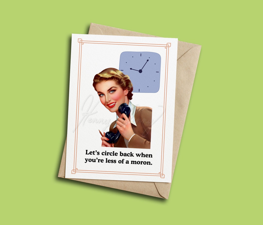 Quirky Greeting Card, Funny Greeting Card, Funny Card for Her ...