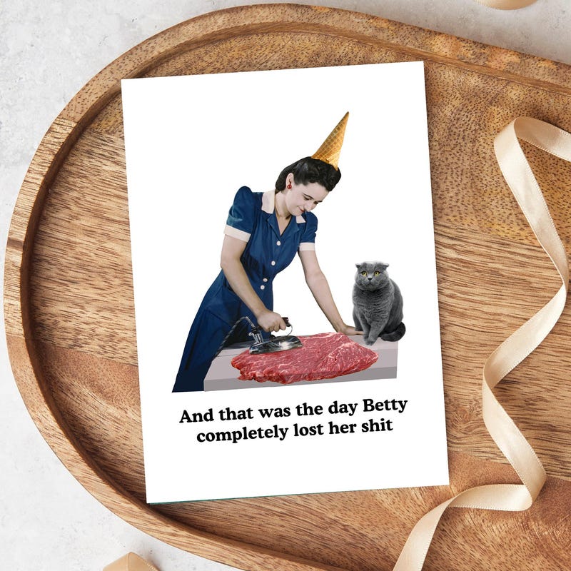 Funny Greeting Cards - Etsy