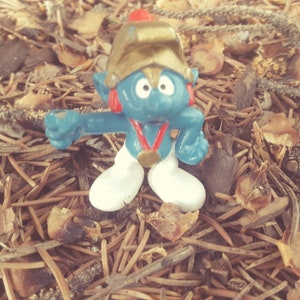 Gladiator Smurf PVC Figure, Roman Empire Smurf, Knight Smurf Figurine ...