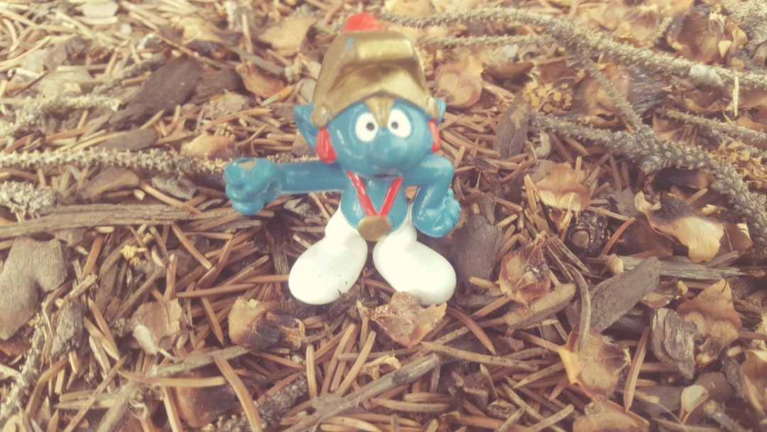 Gladiator Smurf PVC Figure, Roman Empire Smurf, Knight Smurf Figurine ...