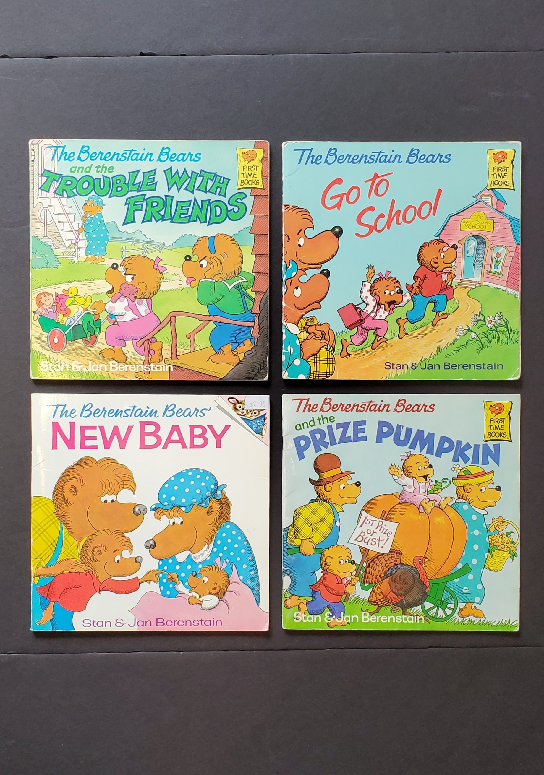 The Berenstain Bears Books, Set of 4 Vintage Softcover Children’s Books ...