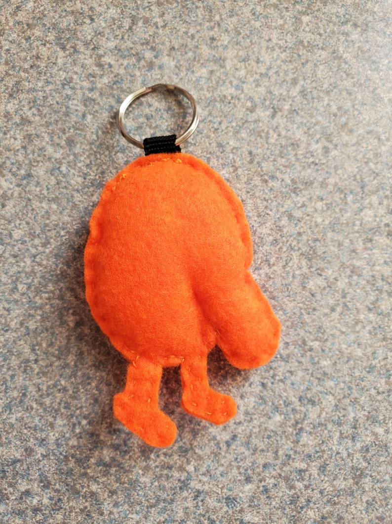 Qbert Felt Plush Keychain Handmade Stuffy | Etsy