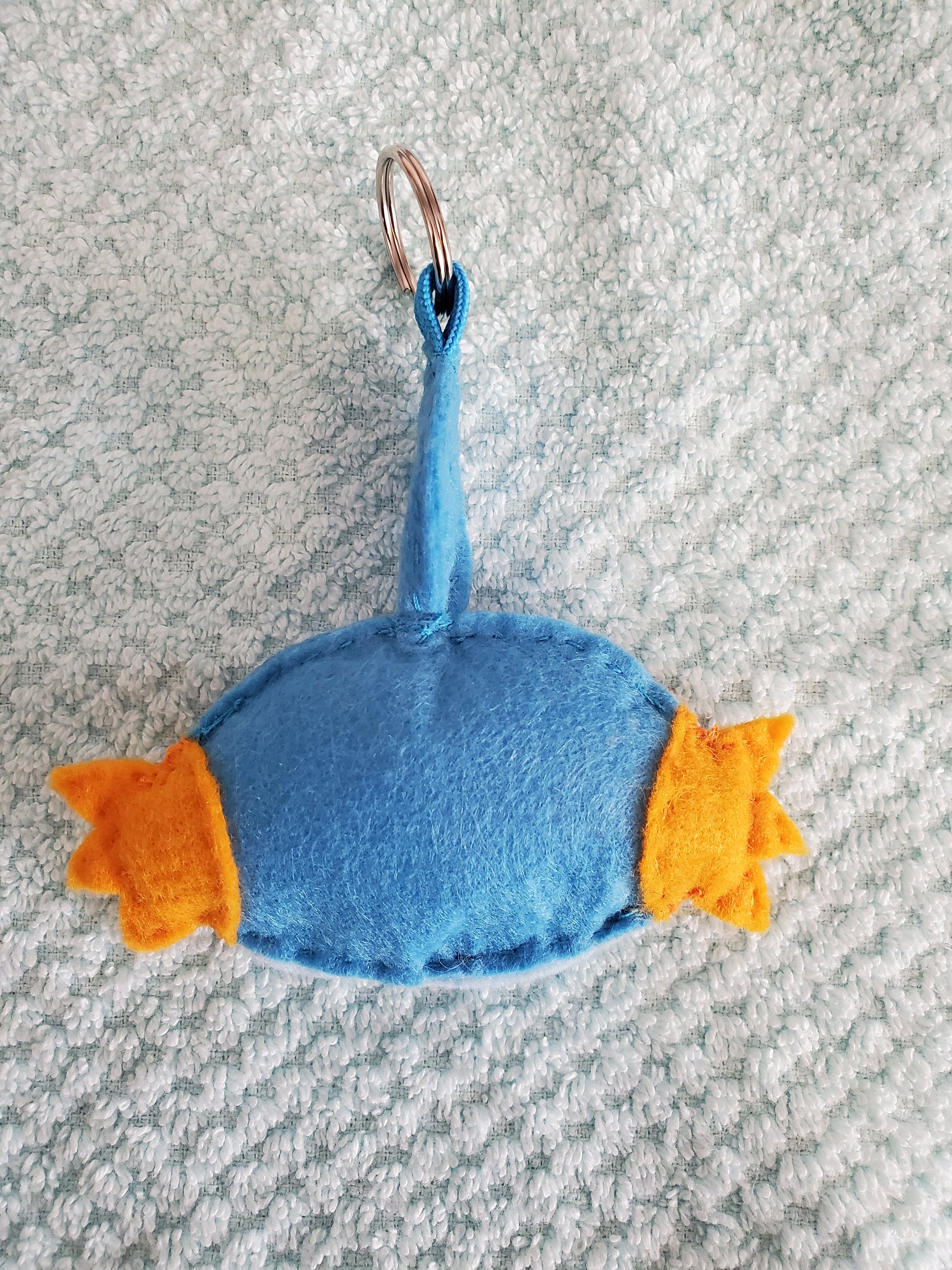Mudkip Pokemon Felt Plush Keychain, Handmade Stuffy - Etsy