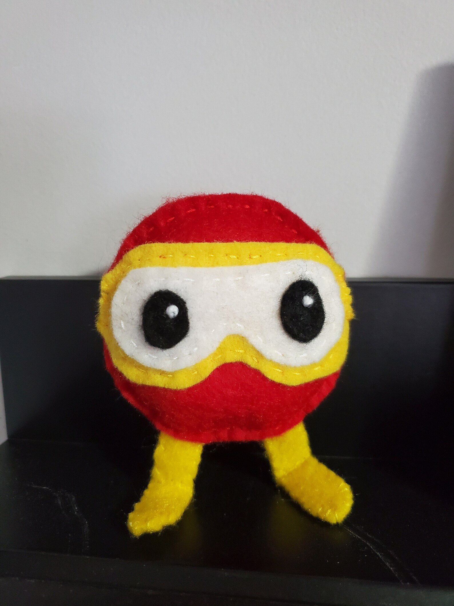 Pooka From Dig Dug Felt Plush Handmade Stuffy - Etsy