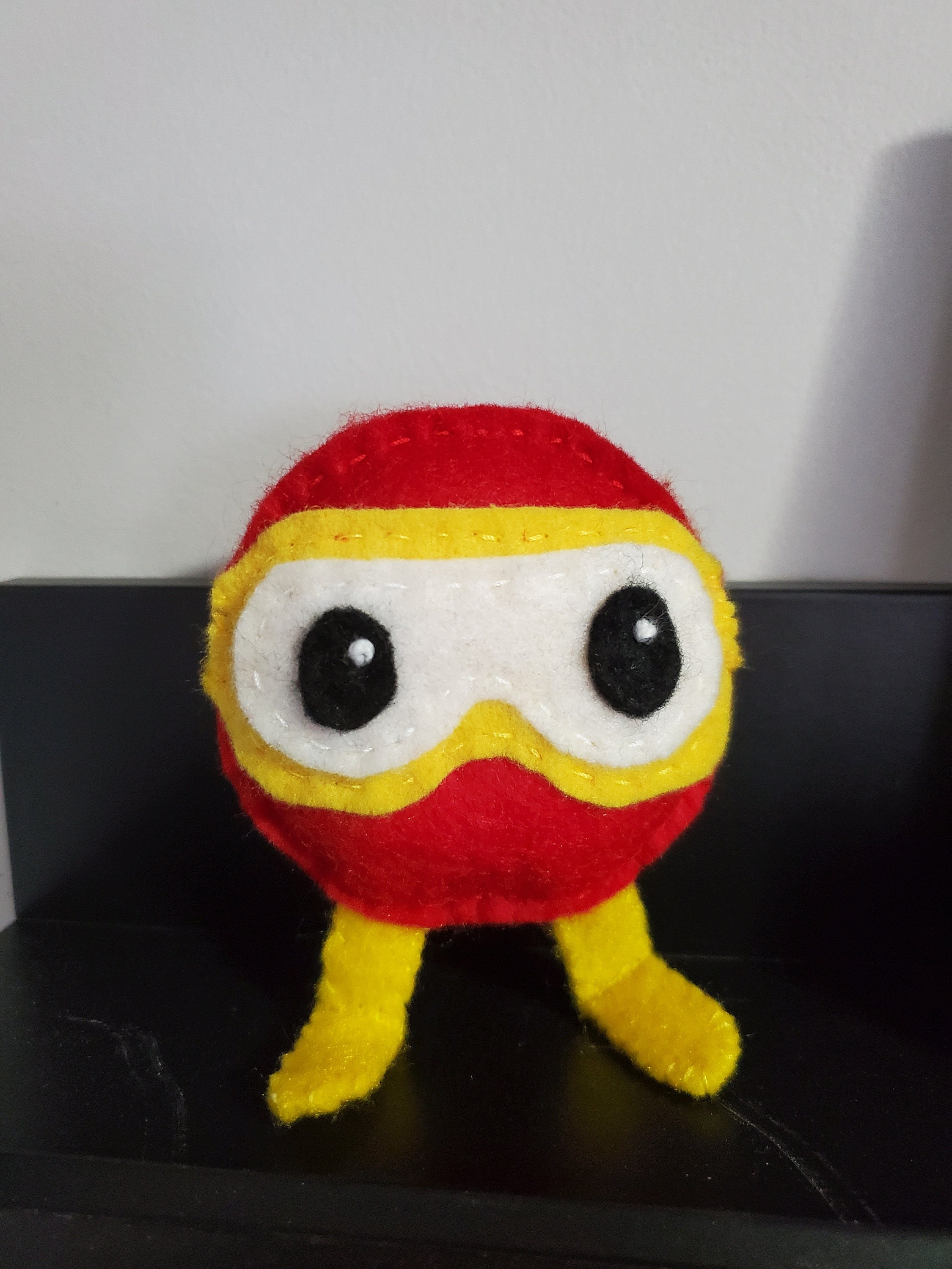Pooka from Dig Dug Felt Plush Handmade Stuffy - Etsy Nederland
