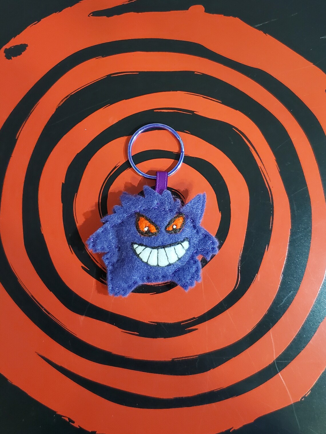 Handmade Gengar Pokemon Felt Plush Keychain - Etsy Canada
