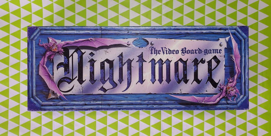 Nightmare the Video Board Game - VHS Horror Game - Etsy