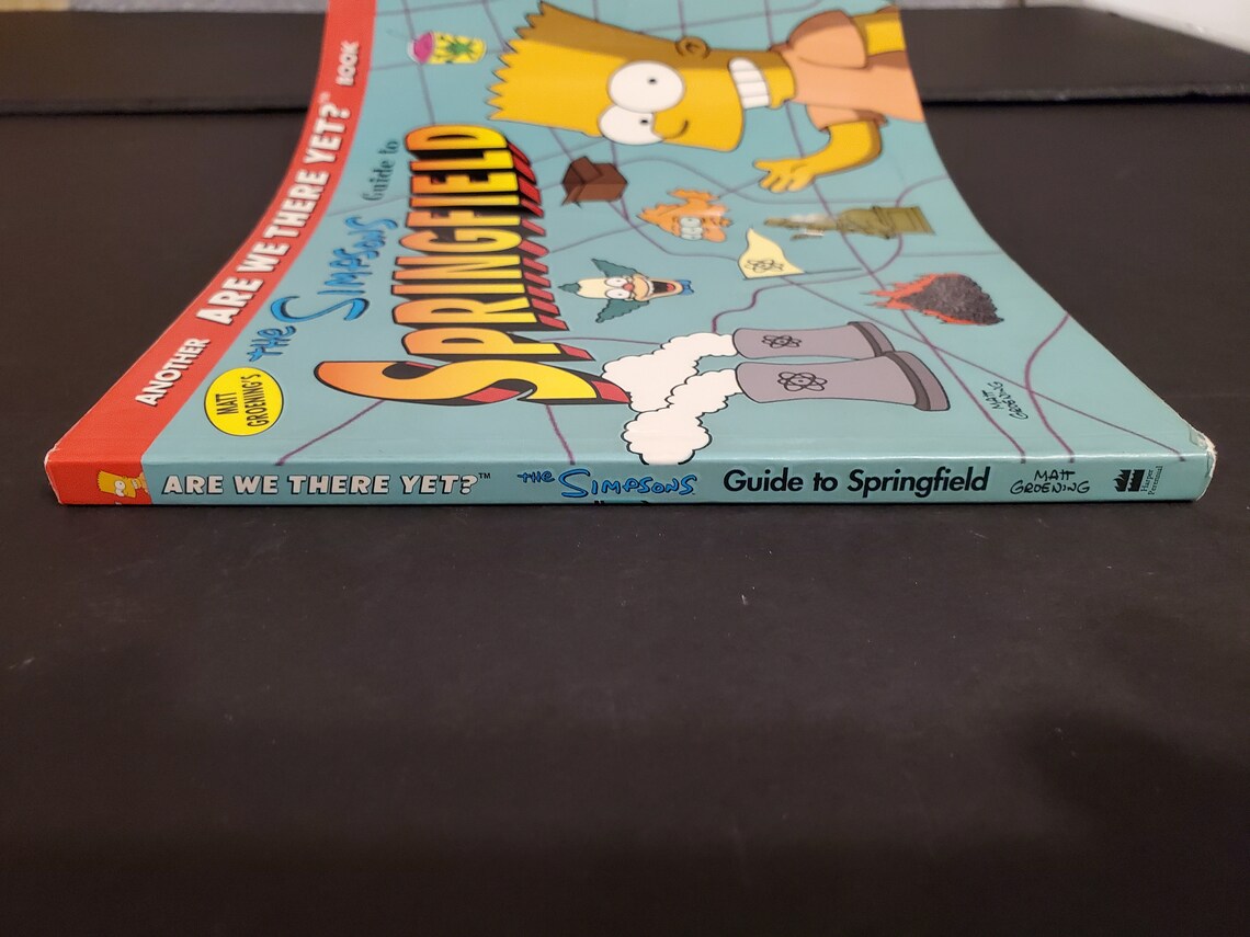 The Simpsons Guide to Springfield Softcover Book Première - Etsy France