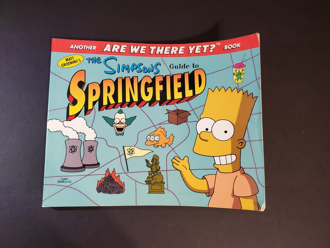 The Simpsons Guide to Springfield, Softcover Book, Première édition ...