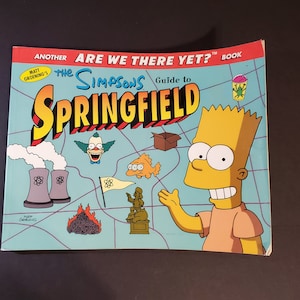 The Simpsons Guide to Springfield, Softcover Book, Première édition ...