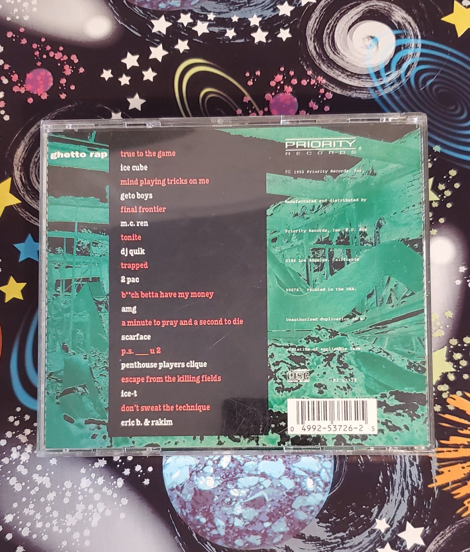 Raps Greatest Hitz: Ghetto Rap CD From 1992 - Etsy