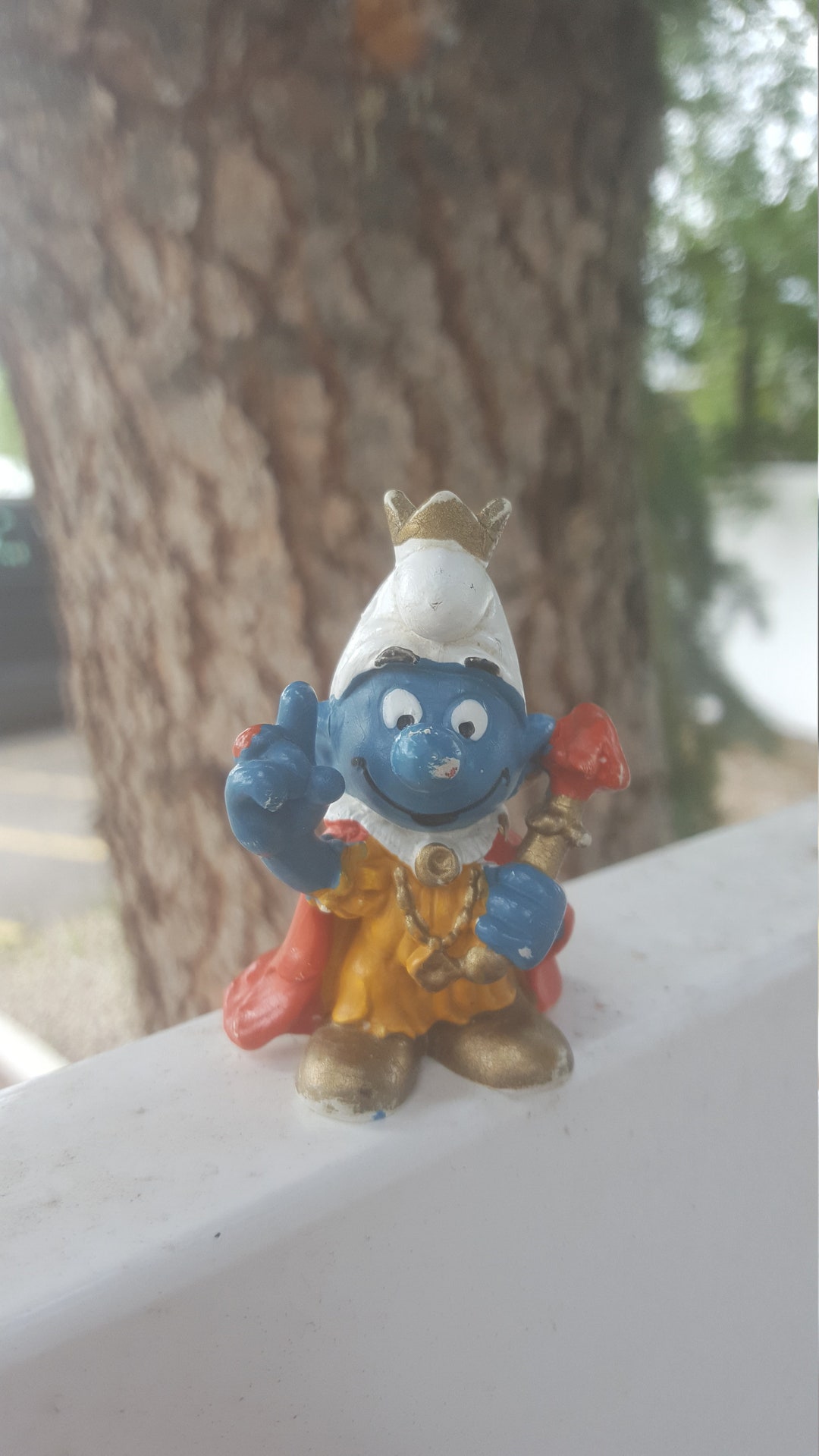Emperor or King Smurf PVC Figure, Smurf Figurine With Crown - Etsy