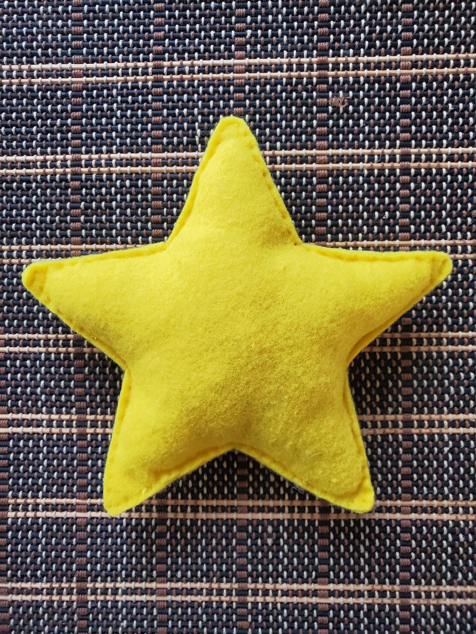 Mario Super Star Stuffie, Hand Sewn Felt Plush Yellow Nintendo Star - Etsy